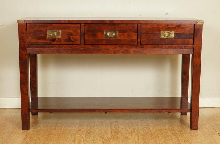 Stunning Laura Ashley Chaldon Military Campaign Sideboard Console Table ...