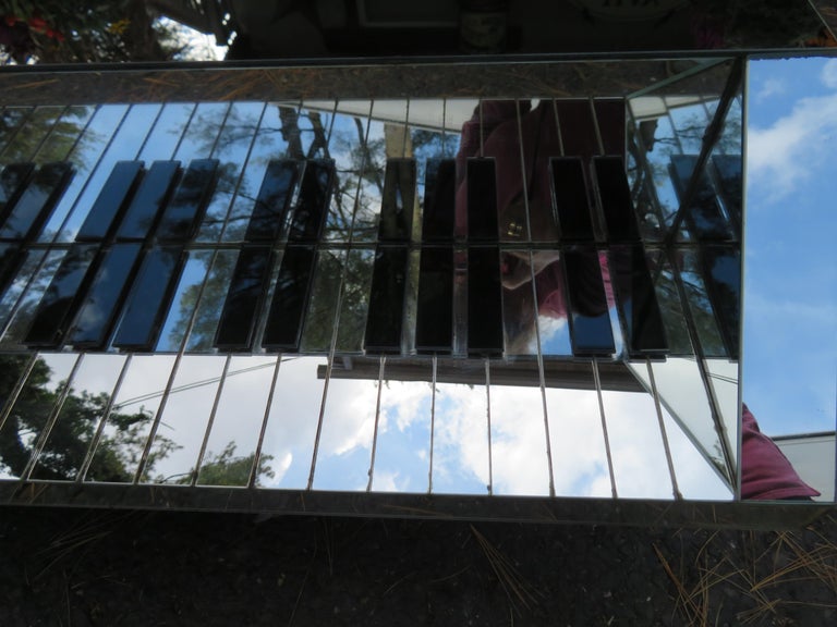 Stunning Liberace Style Mirrored Faux Piano Coffee Table For Sale at ...