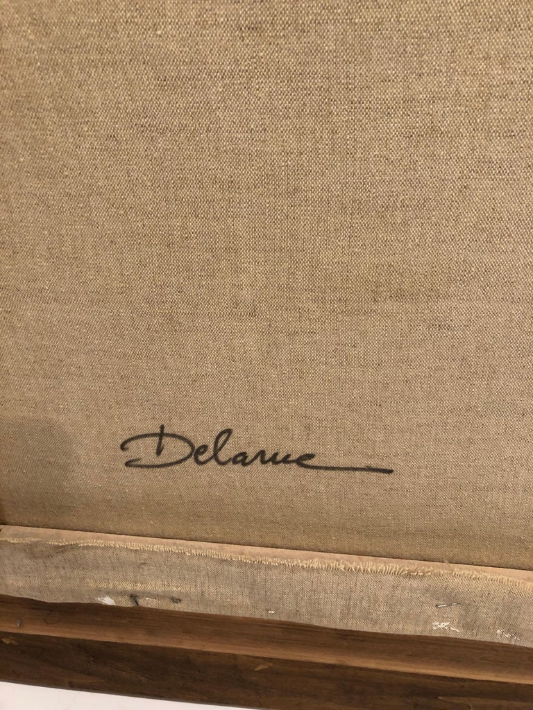 Stunning Lucien Delarue Original Painting Titled Le Moulin De La ...