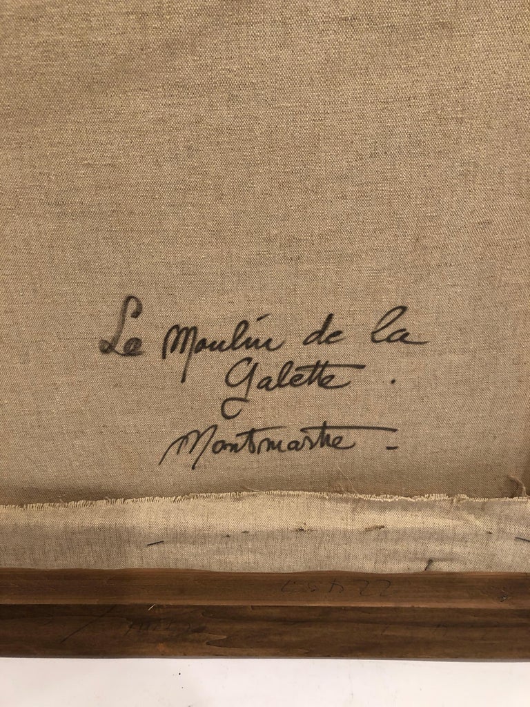 Stunning Lucien Delarue Original Painting Titled Le Moulin De La ...