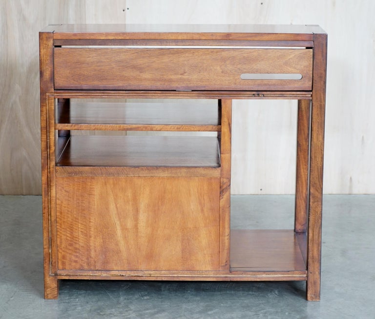 Stunning Hardwood and Brass Military Campaign Workstation Desk for Home ...