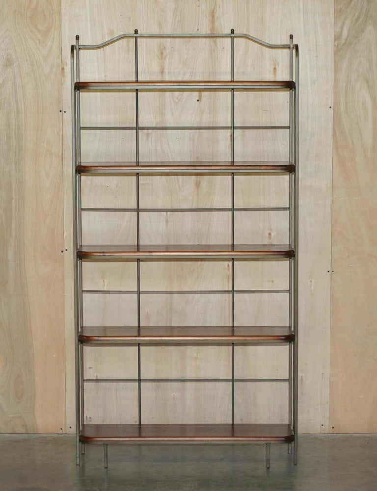Stunning Maple and Wrought Iron Charleston Forge Etagere Open Library ...