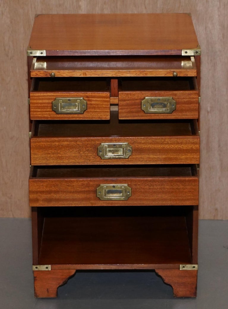 Stunning Military Campaign Side Table Including Butlers Serving Tray ...