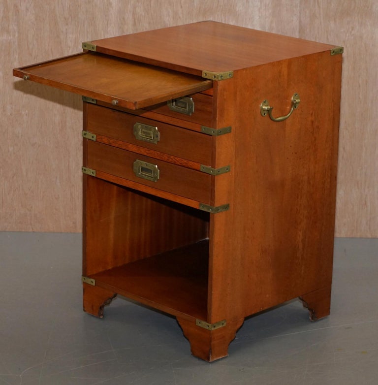 Stunning Military Campaign Side Table Including Butlers Serving Tray ...