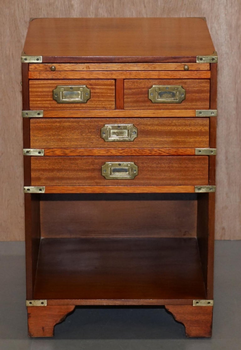 Stunning Military Campaign Side Table Including Butlers Serving Tray ...