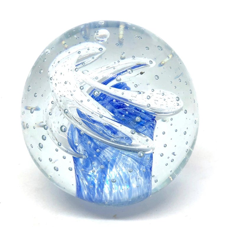 Stunning Murano Glass Paperweight Mid-Century Modern, Italy at 1stDibs
