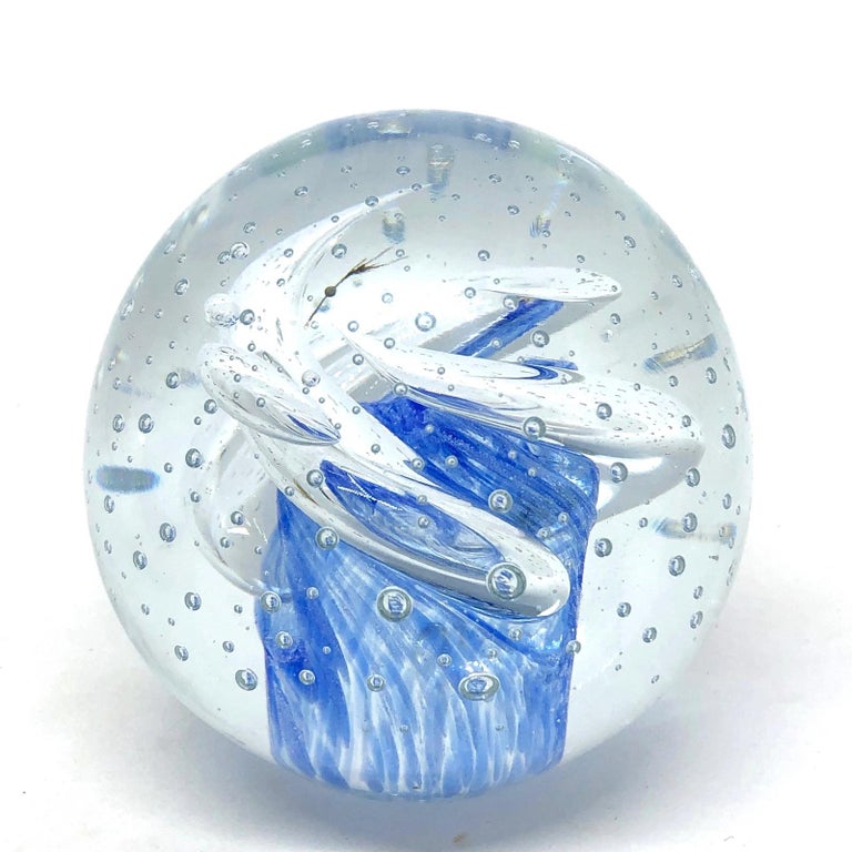 Stunning Murano Glass Paperweight Mid-Century Modern, Italy at 1stDibs