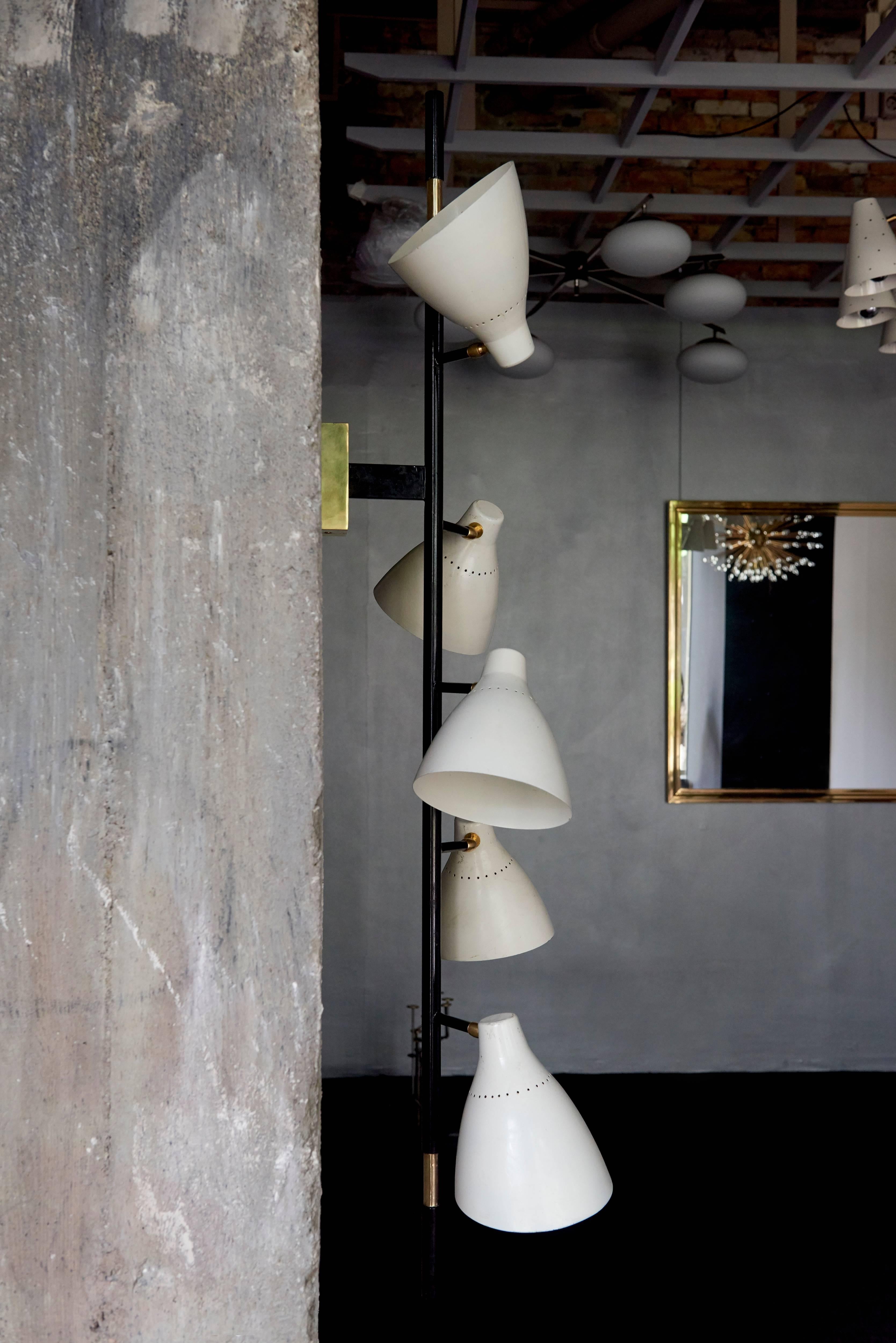 Stunning Pair of Italian Wall Lamps or Sconces in the Manner of ...