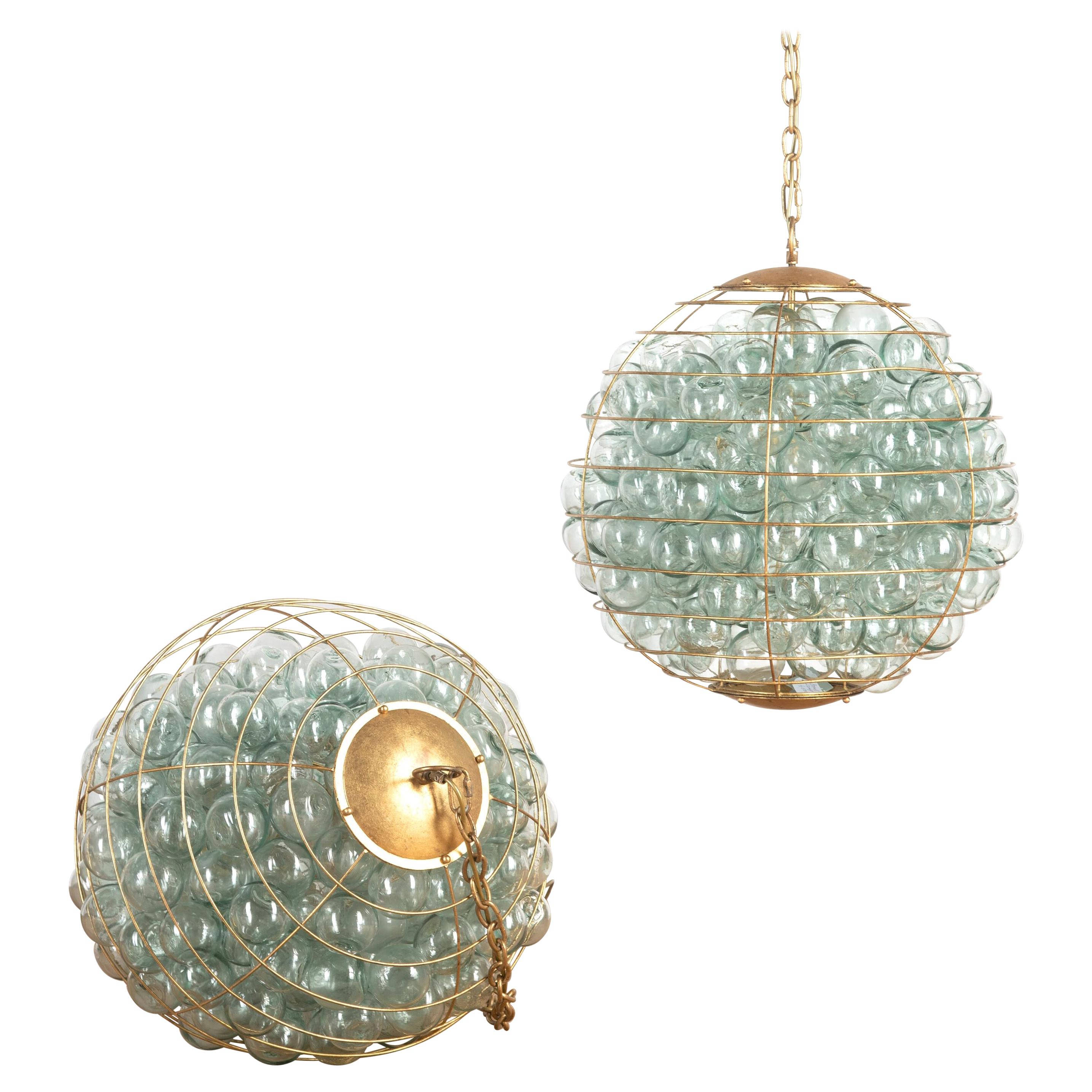 Pair of Stunning Six-Tier Acrylic Chandeliers at 1stDibs