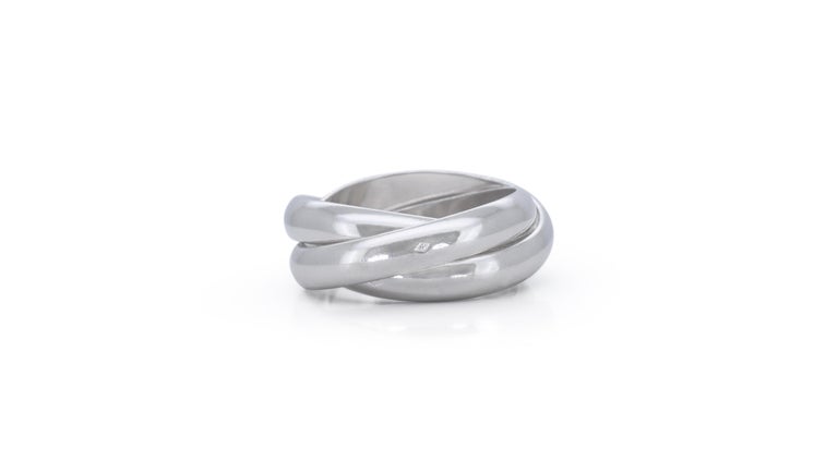 Stunning Platinum Knot Ring For Sale at 1stDibs