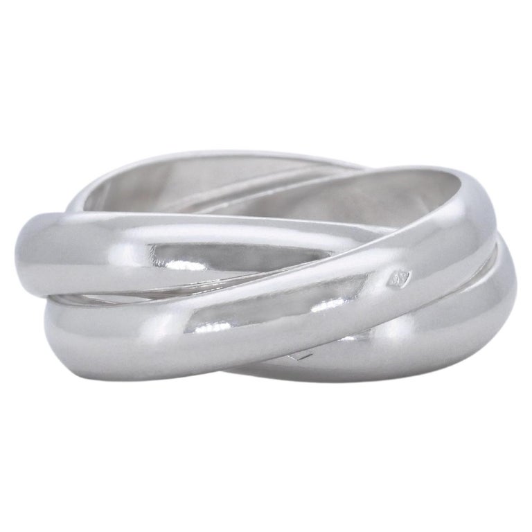 Stunning Platinum Knot Ring For Sale at 1stDibs