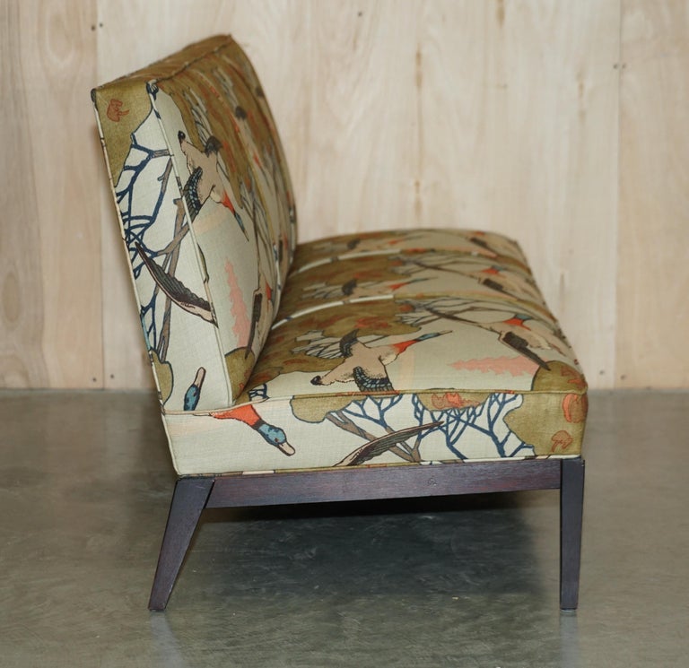 Stunning Restored George Smith Norris Three Seat Sofa in Mulberry ...