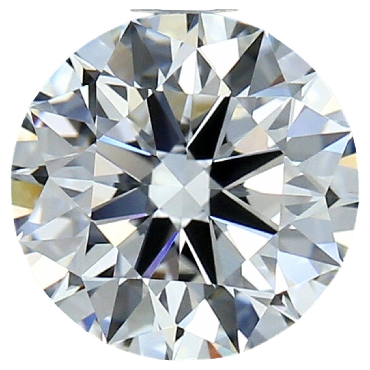 Stunning Round Brilliant Diamond - 0.60 ct - F Color - VS1 Clarity 3EX GIA Cert For Sale at ...