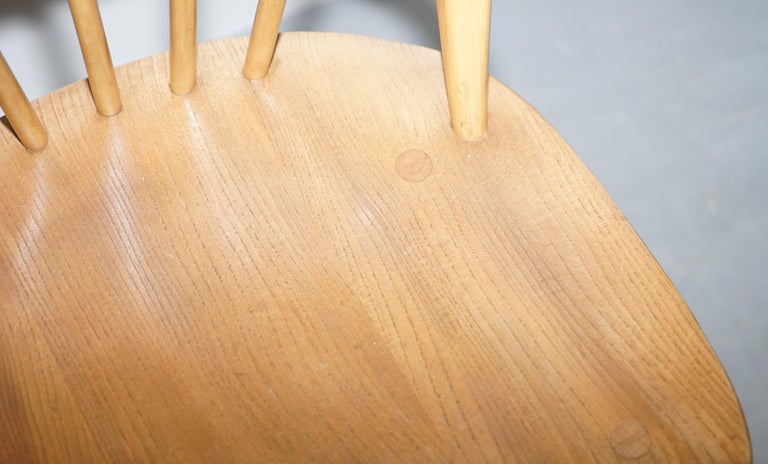 Stunning Small G Plan Ercol Blond Elm Wood Side Chair Dressing Table ...