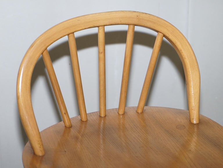 Stunning Small G Plan Ercol Blond Elm Wood Side Chair Dressing Table ...