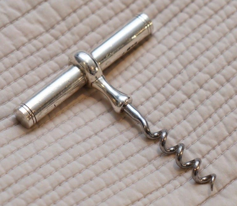 Stunning Solid Sterling Silver Asprey London 1994 Corkscrew Handmade in ...