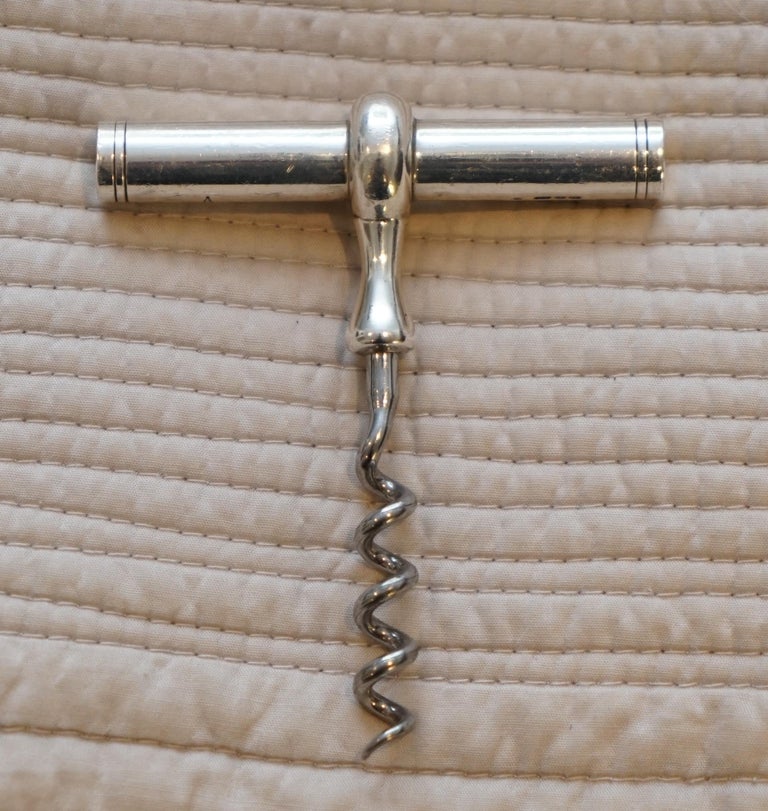 Stunning Solid Sterling Silver Asprey London 1994 Corkscrew Handmade in ...