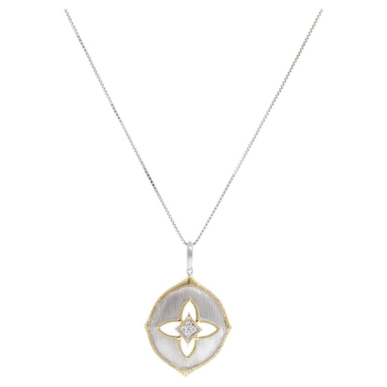Sue Gragg - Superbe croix en or blanc 18 carats et diamants avec ...