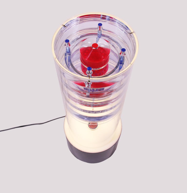 Stunning Unique Industrial Plexiglass Light Object For Sale at 1stDibs