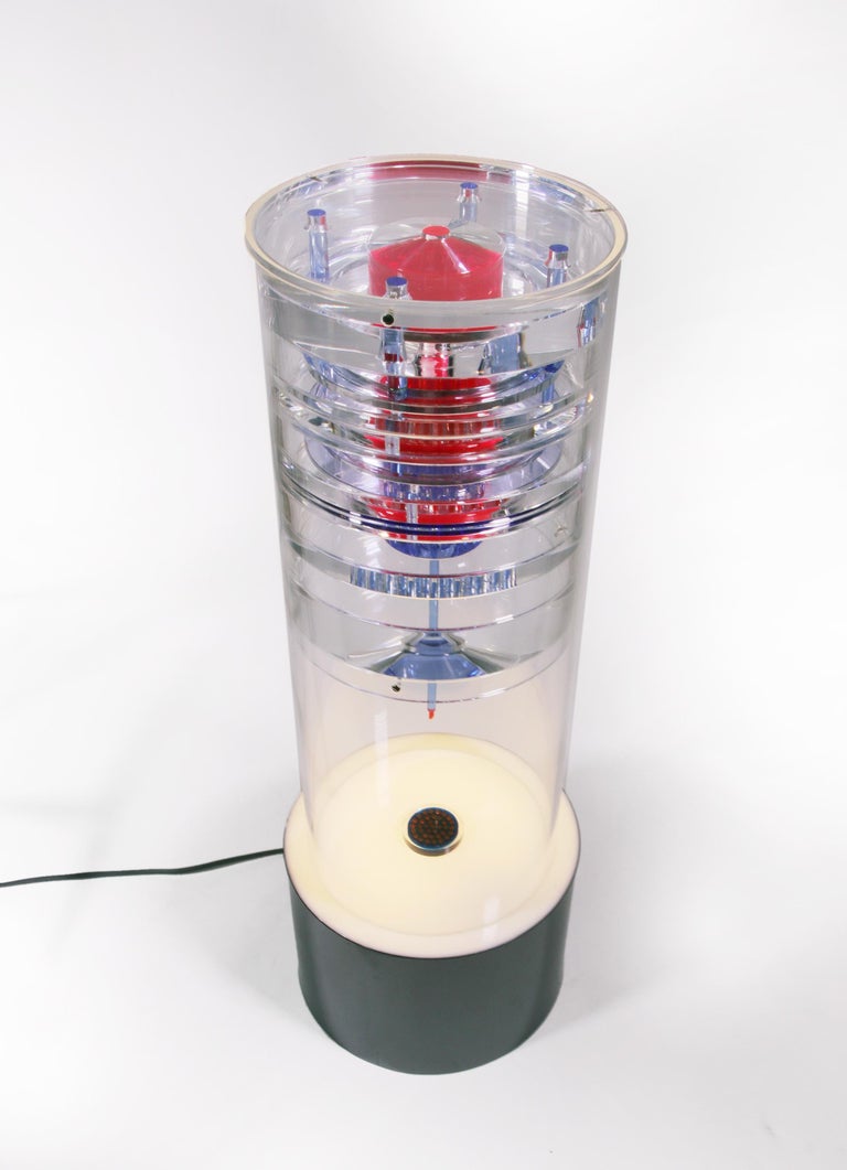 Stunning Unique Industrial Plexiglass Light Object For Sale at 1stDibs