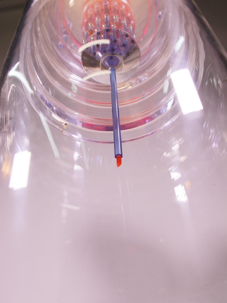 Stunning Unique Industrial Plexiglass Light Object For Sale at 1stDibs