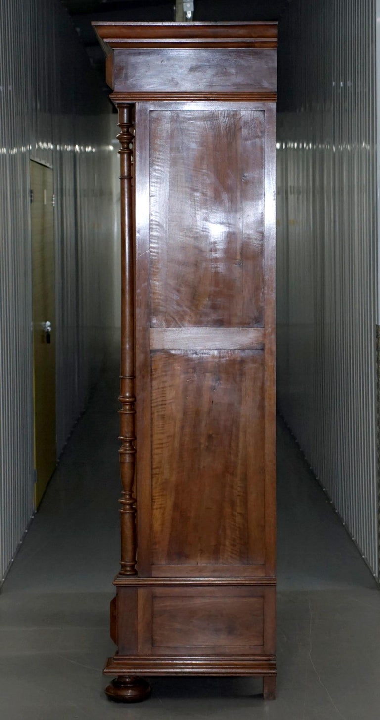 Stunning Very Grand circa 1860 French Walnut Mirrored Door Armoire ...