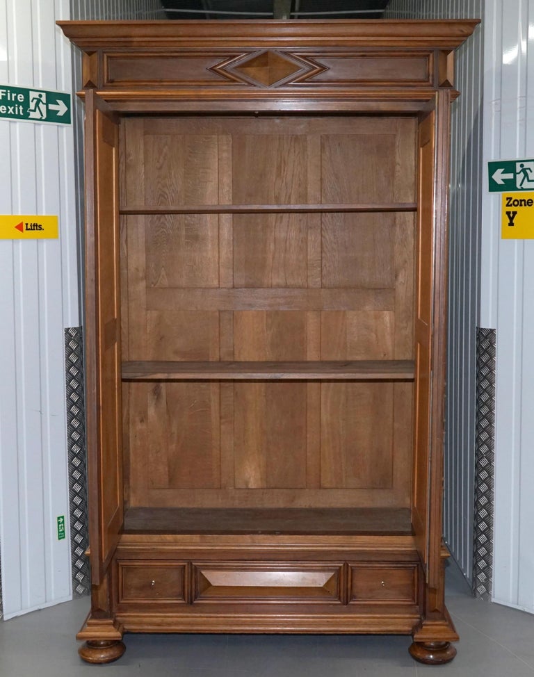 Stunning Very Grand circa 1860 French Walnut Mirrored Door Armoire ...
