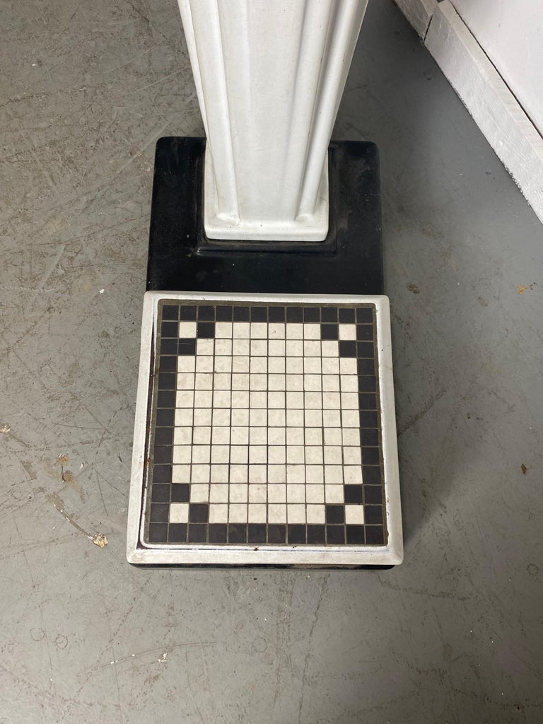 Stunning White and Black Art Deco Porcelain Penny Scale by Navco For ...