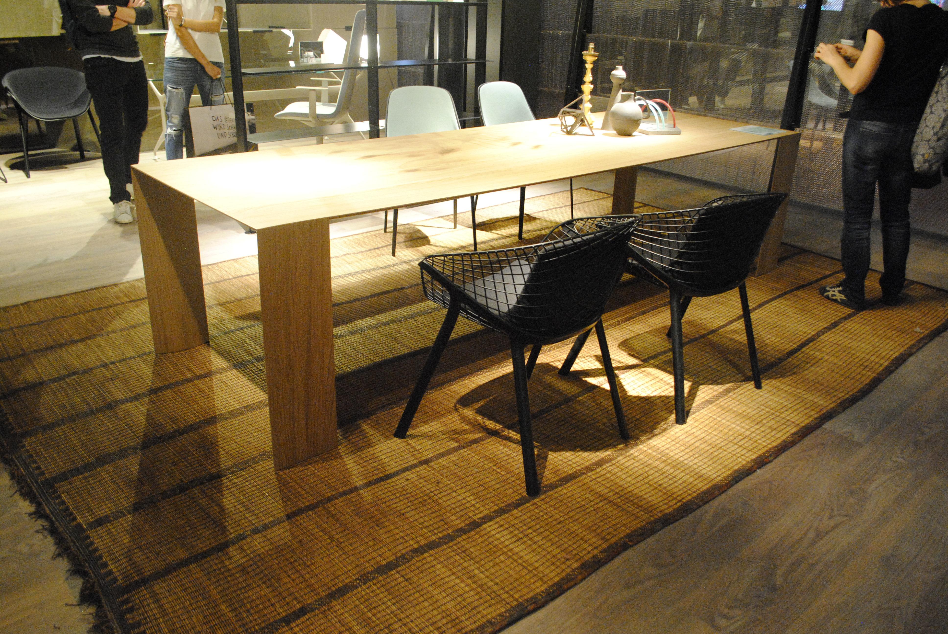 Handmade Moroccan Handmade Tuareg Mat Vintage Moroccan Rug in Wood and ...