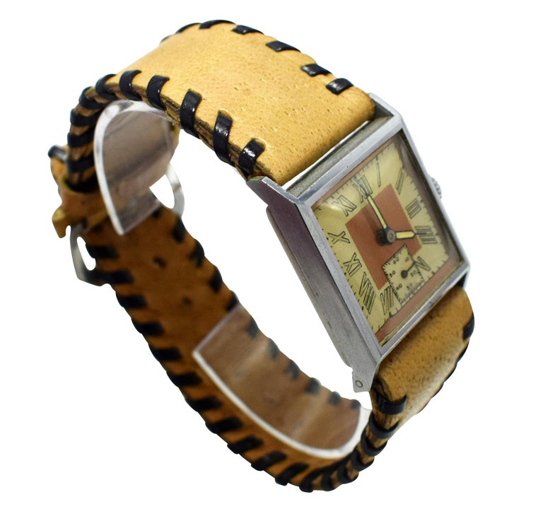 Stylish Art Deco Gents Wrist Watch Old Stock Never Worn, circa 1930 at ...