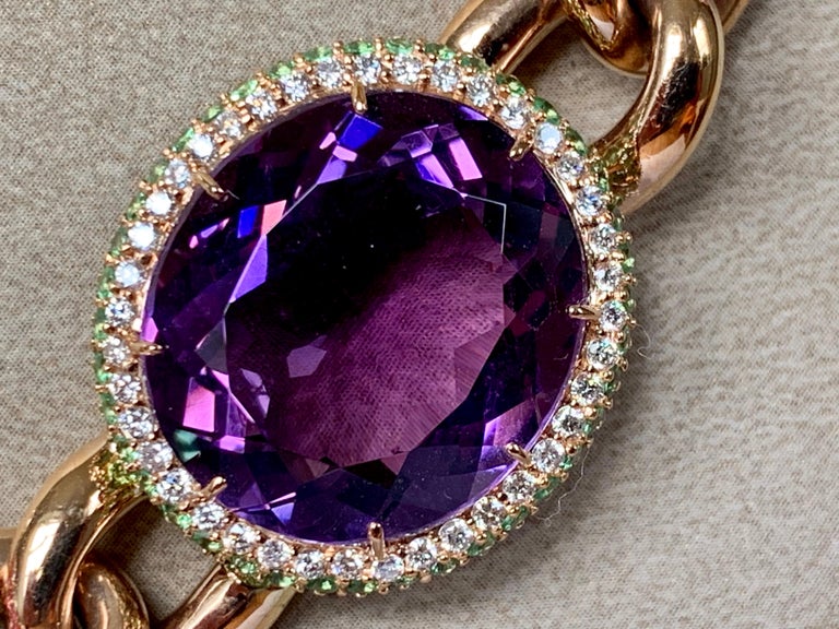 Stylish Big Bold Statement Necklace with Various Colored Stones For ...