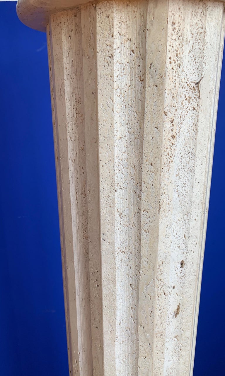 Stylish and Classical Design, Italian Travertine Marble Column ...