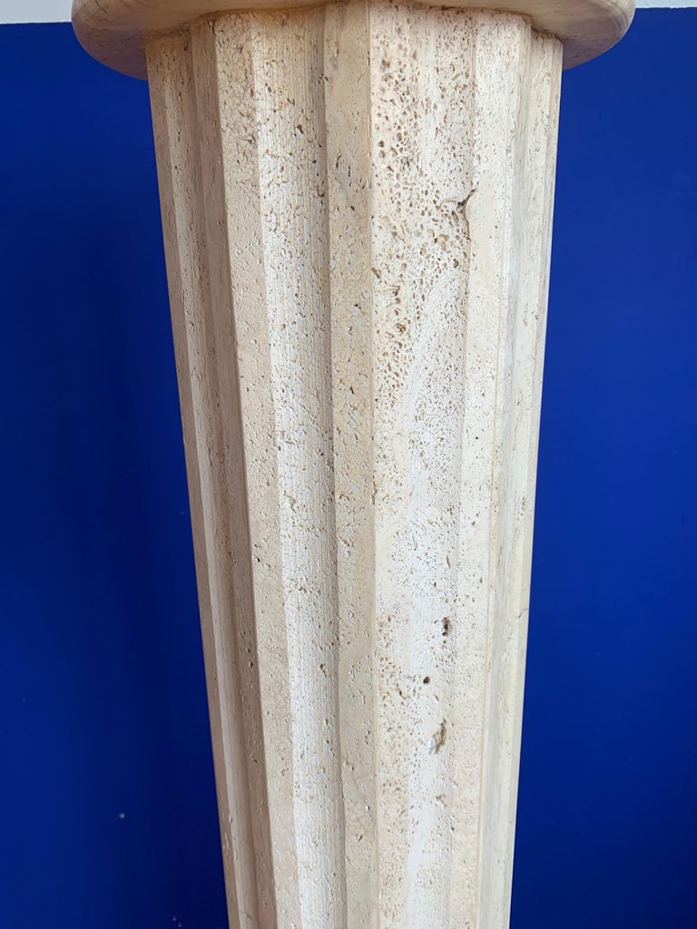 Stylish and Classical Design, Italian Travertine Marble Column ...