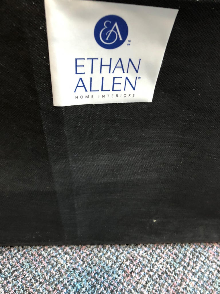 Stylish Ethan Allen Embossed Leather Bench at 1stDibs | ethan allen ...