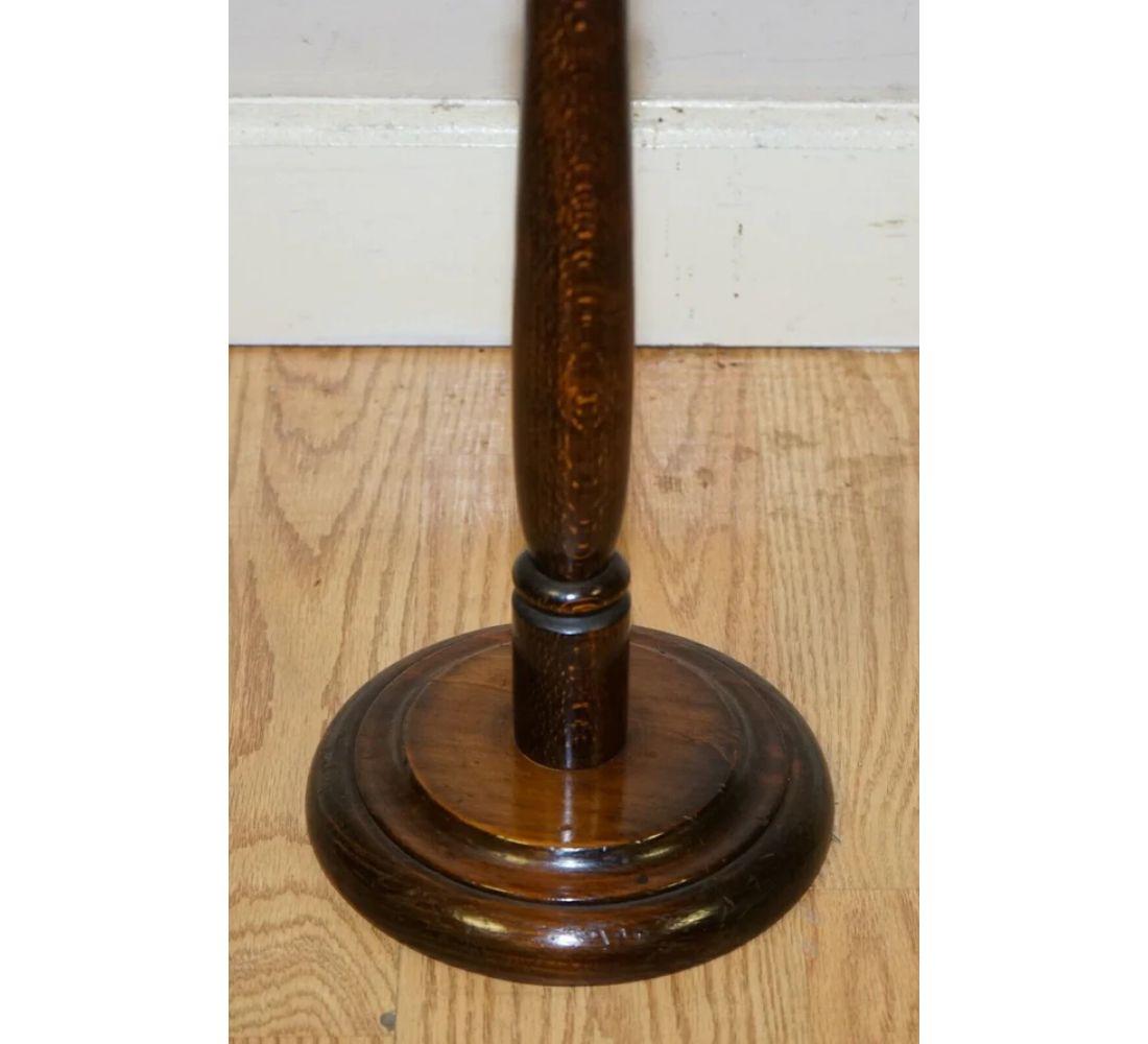 Stylish Vintage Brown Smokers Side Table Ashtray Stand at 1stDibs