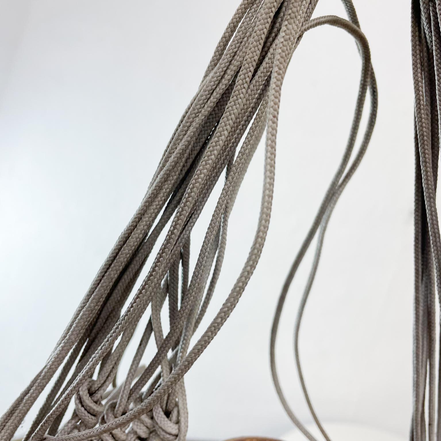 1960s Vintage Hanging Pottery Decorative Jug Styled Canteen on Rope For ...