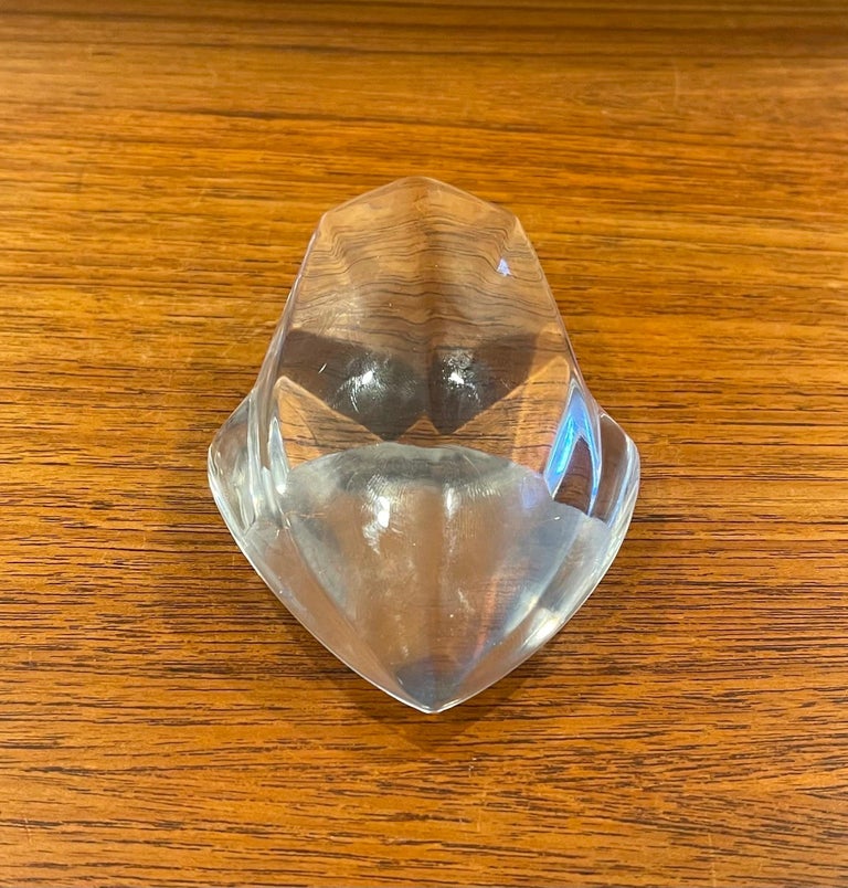 Stylized Crystal Frog Sculpture / Paperweight For Sale at 1stDibs