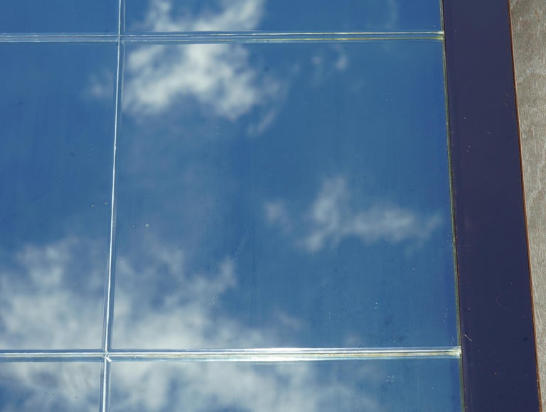 Sublime 1930's Foxed Art Deco Rose Coloured Glass Bevelled Venetian ...