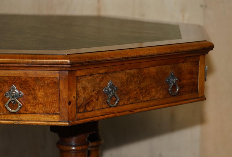 Sublime Antique circa 1840 Gothic Revival Pollard Oak Centre Library ...