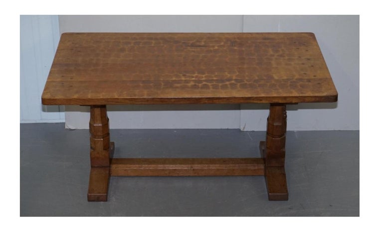 Sublime circa 1950s Robert Mouseman Thompson 6 Person Dining Table Must ...
