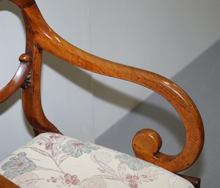 Sublime Early Victorian Walnut Kidney Shaped Back Carver Occasional ...