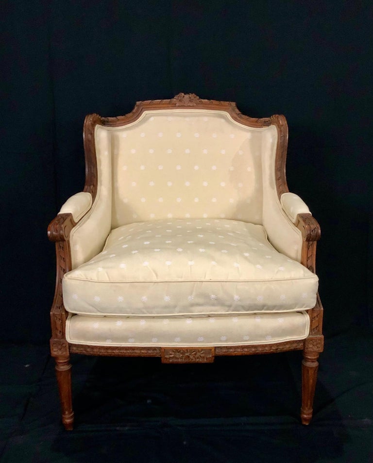 Sublime French Antique Louis XVI Style Duchesse Brisee Chaise Longue at ...