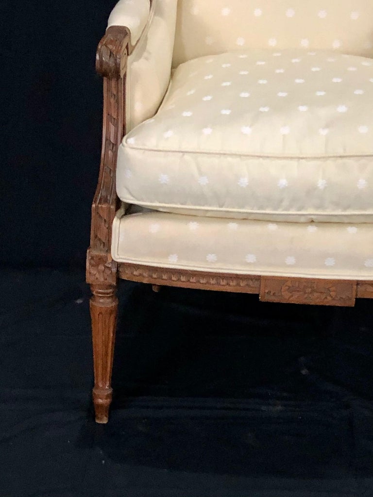 Sublime French Antique Louis XVI Style Duchesse Brisee Chaise Longue at ...