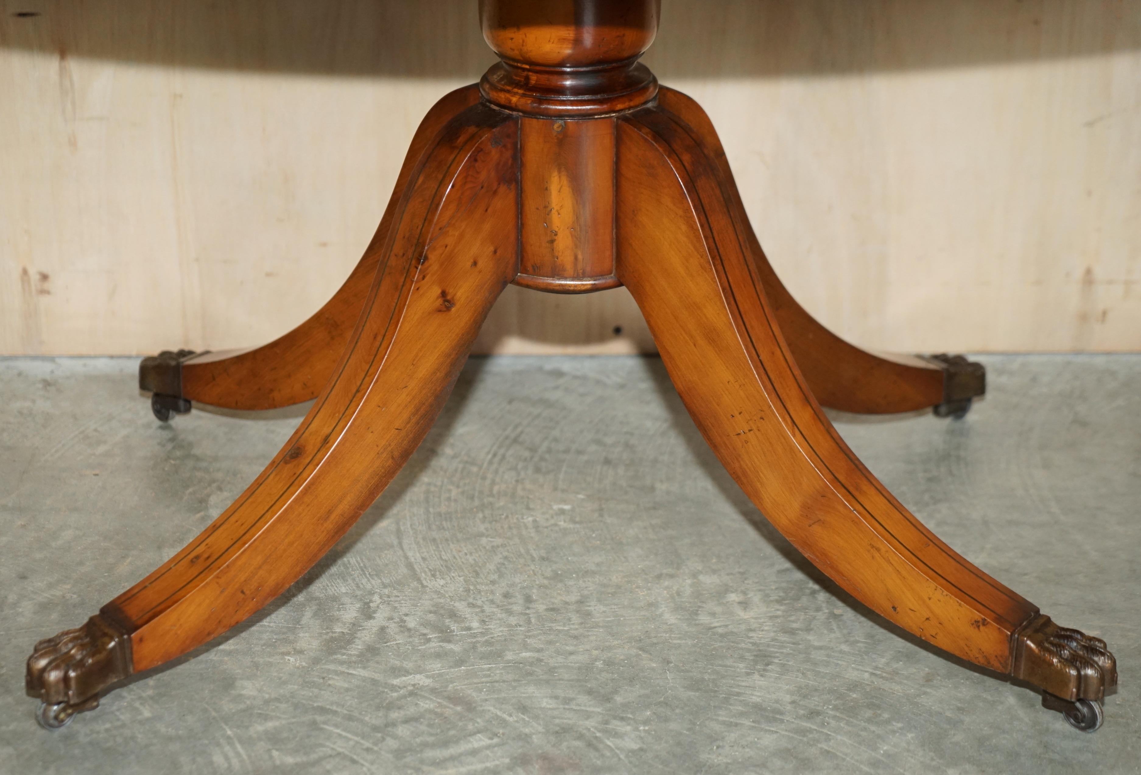 Sublime Vintage Bevan Funnell Oval Burr Yew Wood Coffee Table with ...