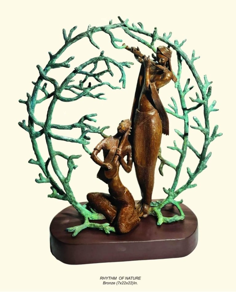 Subrata Paul - Rhythm of Nature, Figurative, Bronze by Contemporary ...