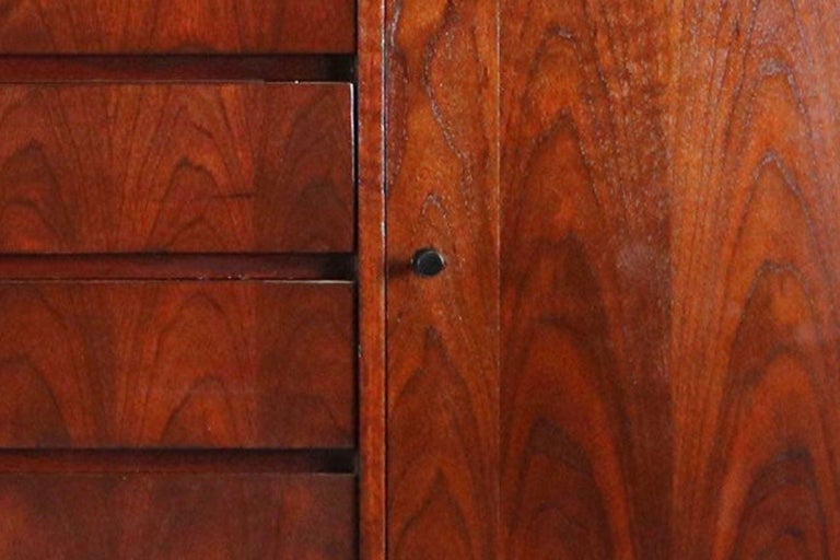 Mid Century Credenza / Sideboard / Long Dresser on an Angular Steel ...