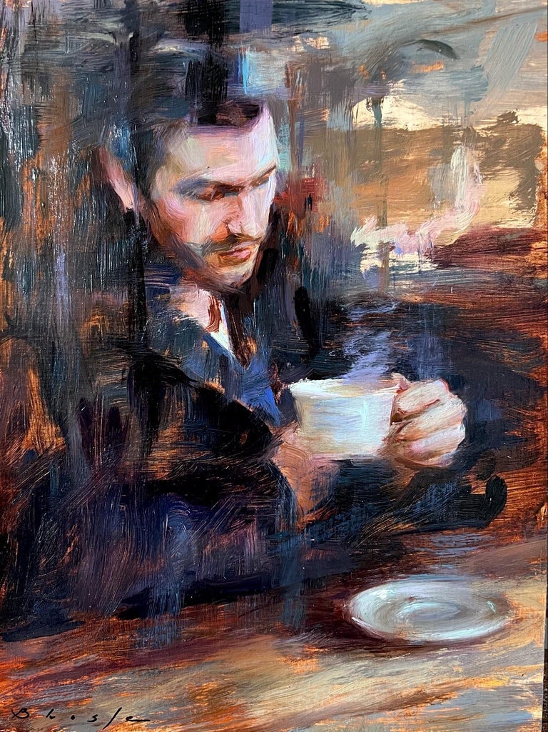 Suchitra Bhosle - "Somewhere in NY" Oil Painting For Sale at 1stDibs