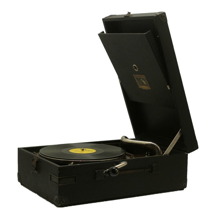 Suitcase Gramophone “La Voix de son Maître” 'His Master’s Voice' Model ...