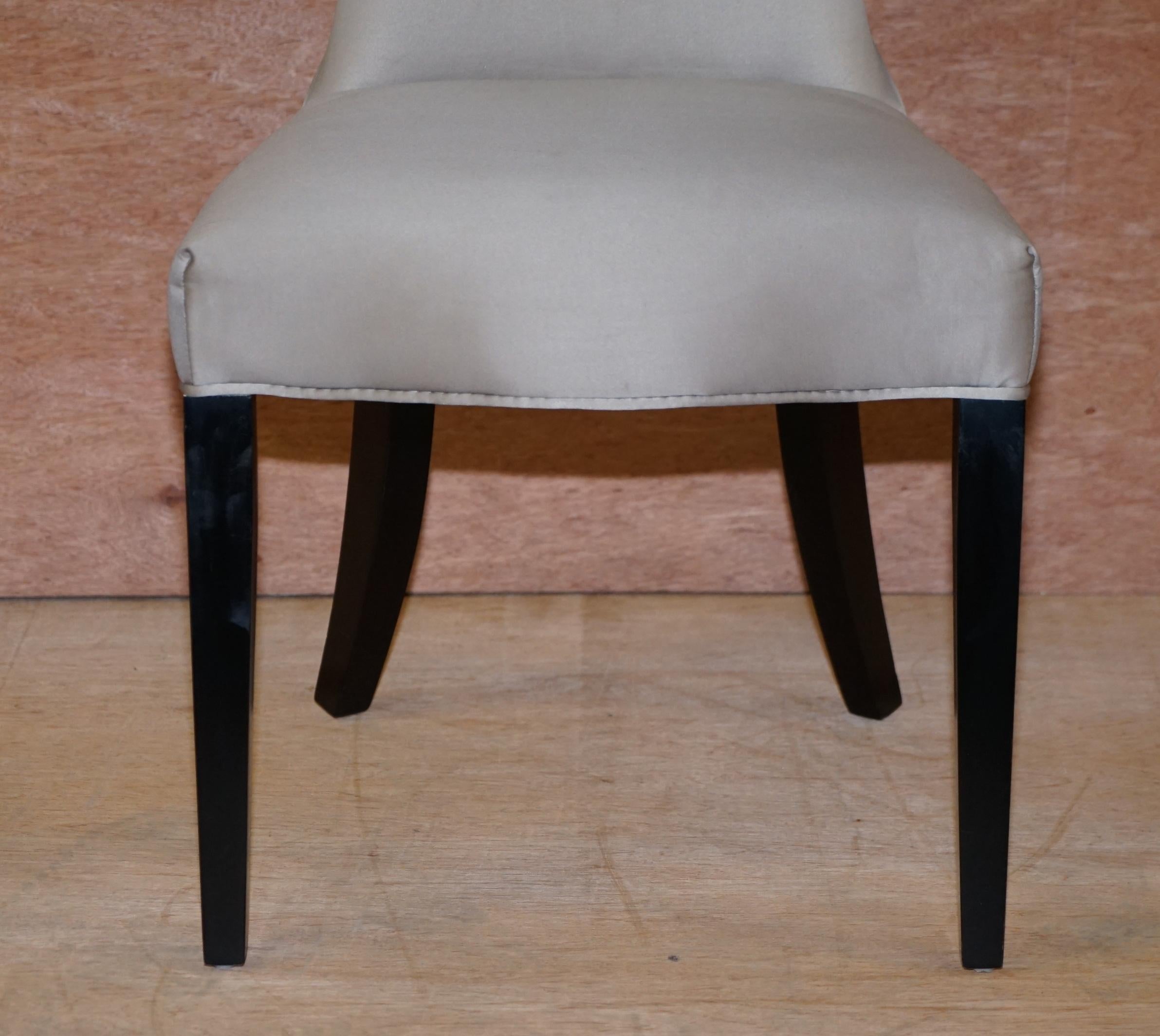 Suite of 8 Curved Back Coach House Chairs Ltd Dining Chairs ...