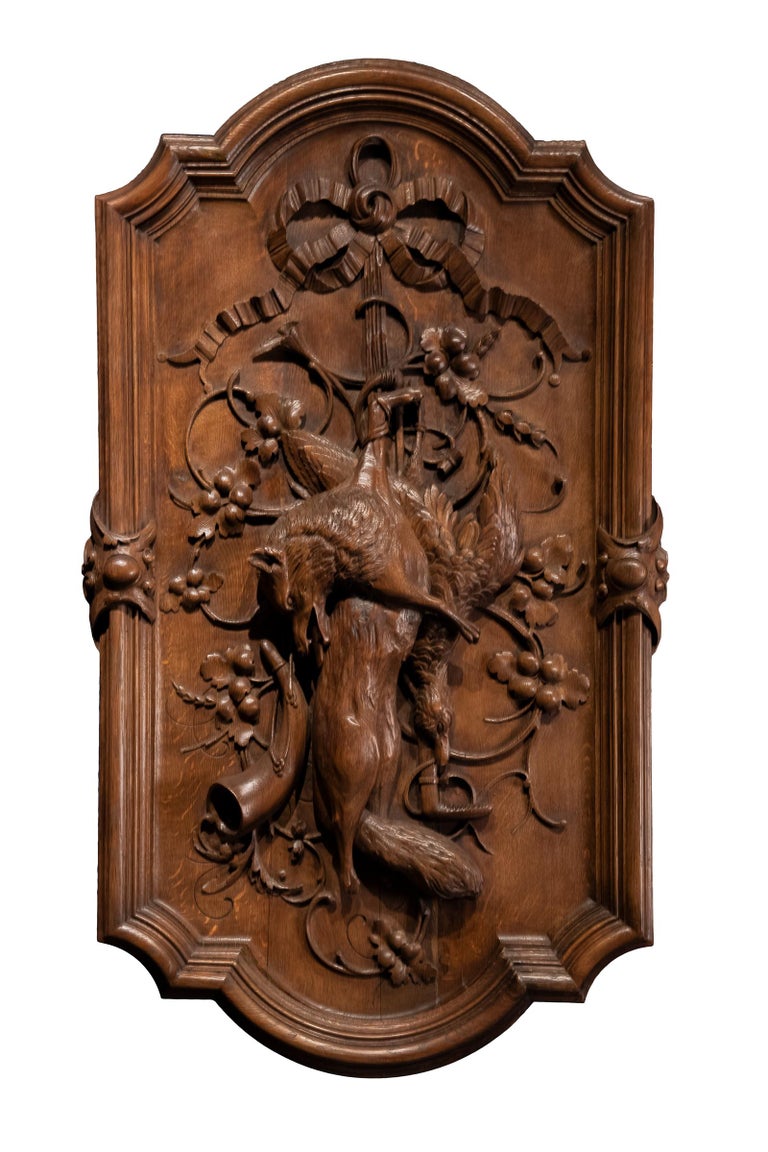 Suite of Four Hunting and Fishing Trophy Plaques at 1stDibs